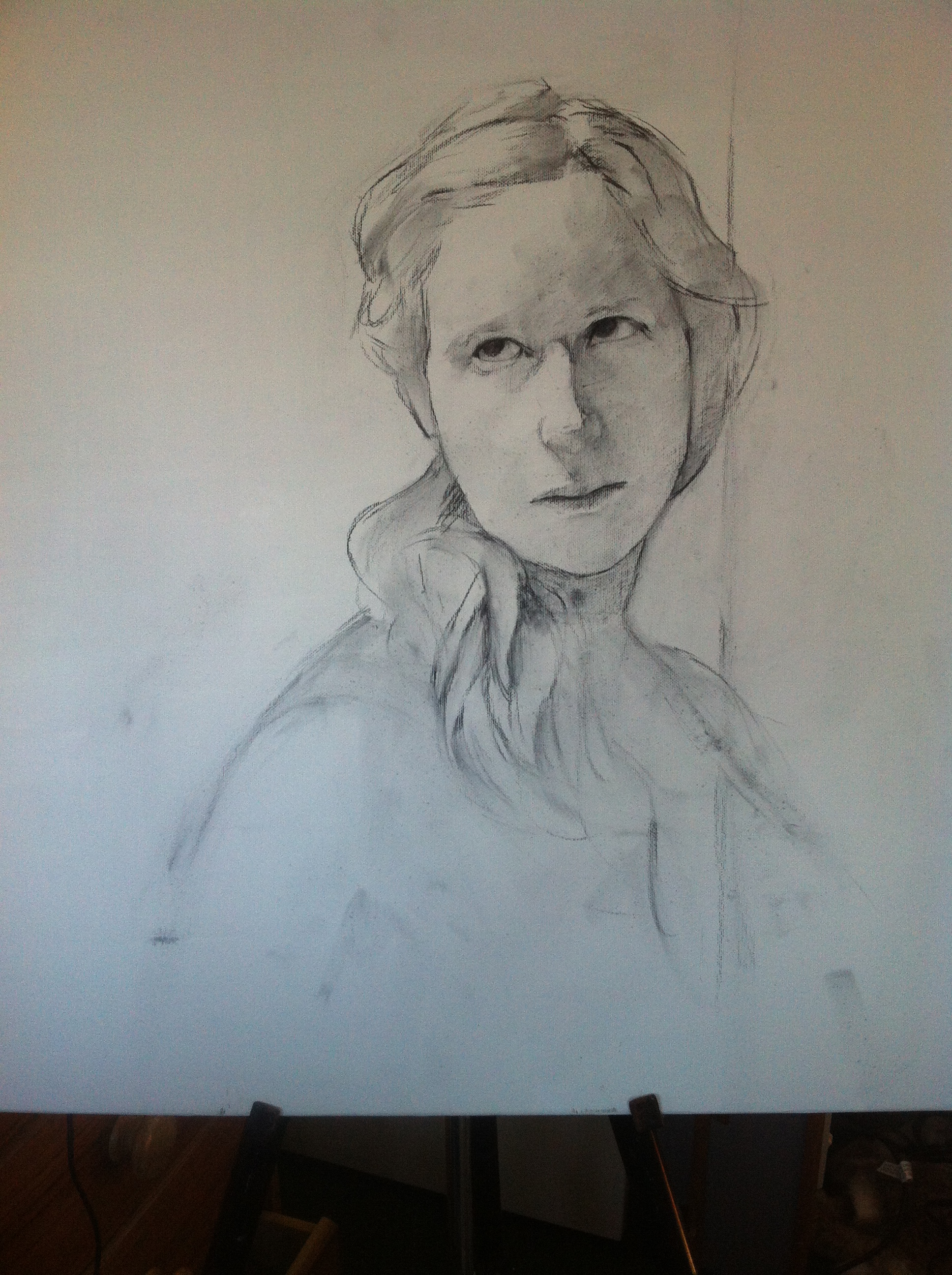 That slow stage of a painting… – Felicity Bergström